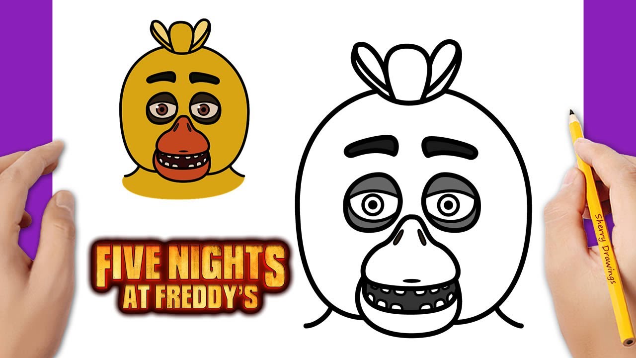 How To Draw Five Nights At Freddy S Chica Youtube