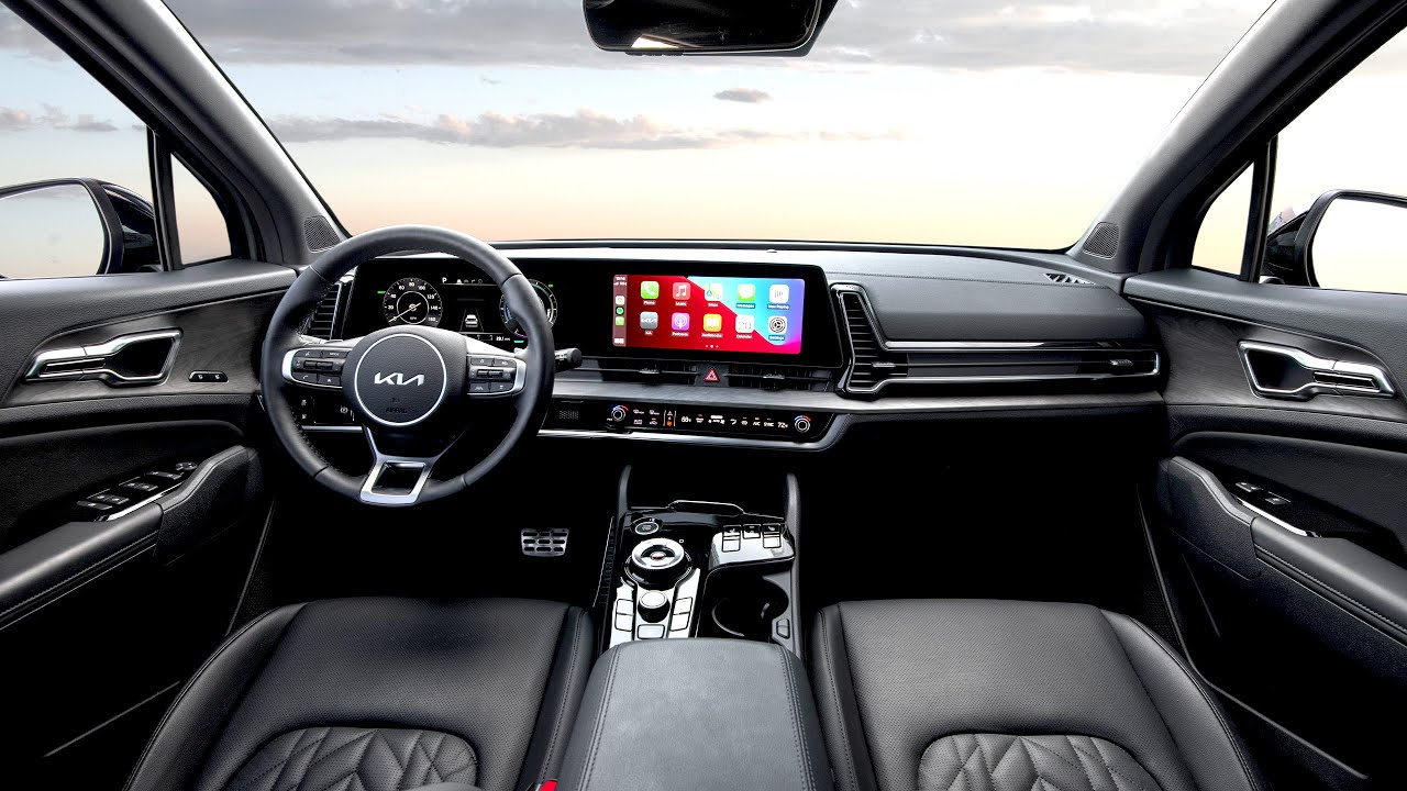 2022 Kia Sportage Interior Mid Size Suv Youtube