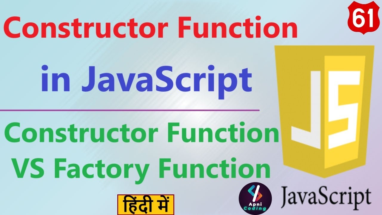 61 Constructor Function Javascript Constructor Function In