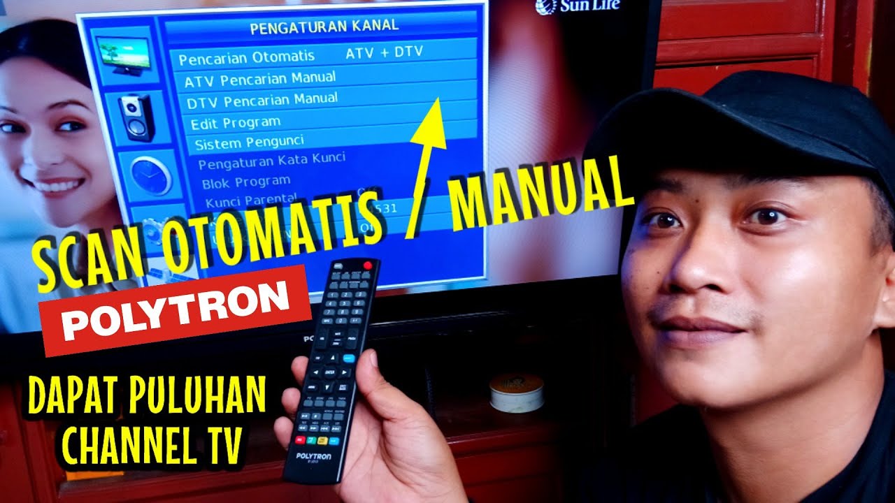 Cara Program Tv Digital Polytron 32 Inch Youtube