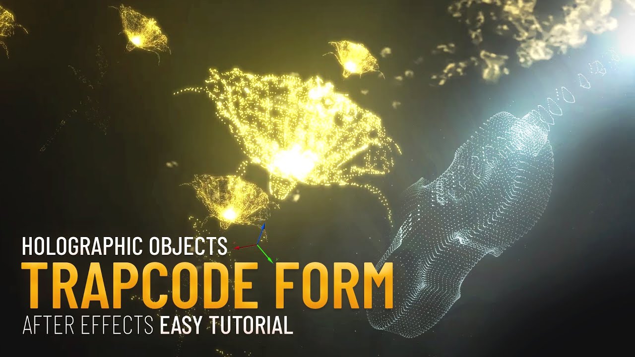 Gorgeous Holographic Objects Trapcode Form Obj Tutorial Youtube