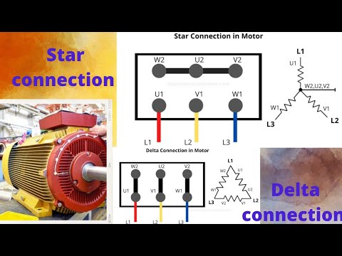 3 Phase Motar Ka Connection Star Or Delta Ma Ksa Kra Youtube