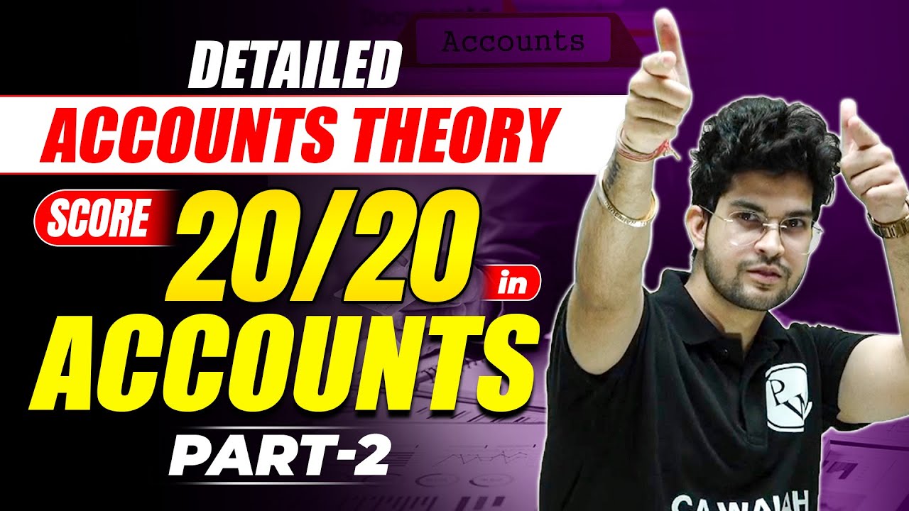 Accounts Theory Part 2 Ca Foundation Preparation Ca Wallah By Pw