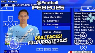 Efootball Pes 2025 Ppsspp Iso No Textures No Save Data New Kits 2025 26 ...