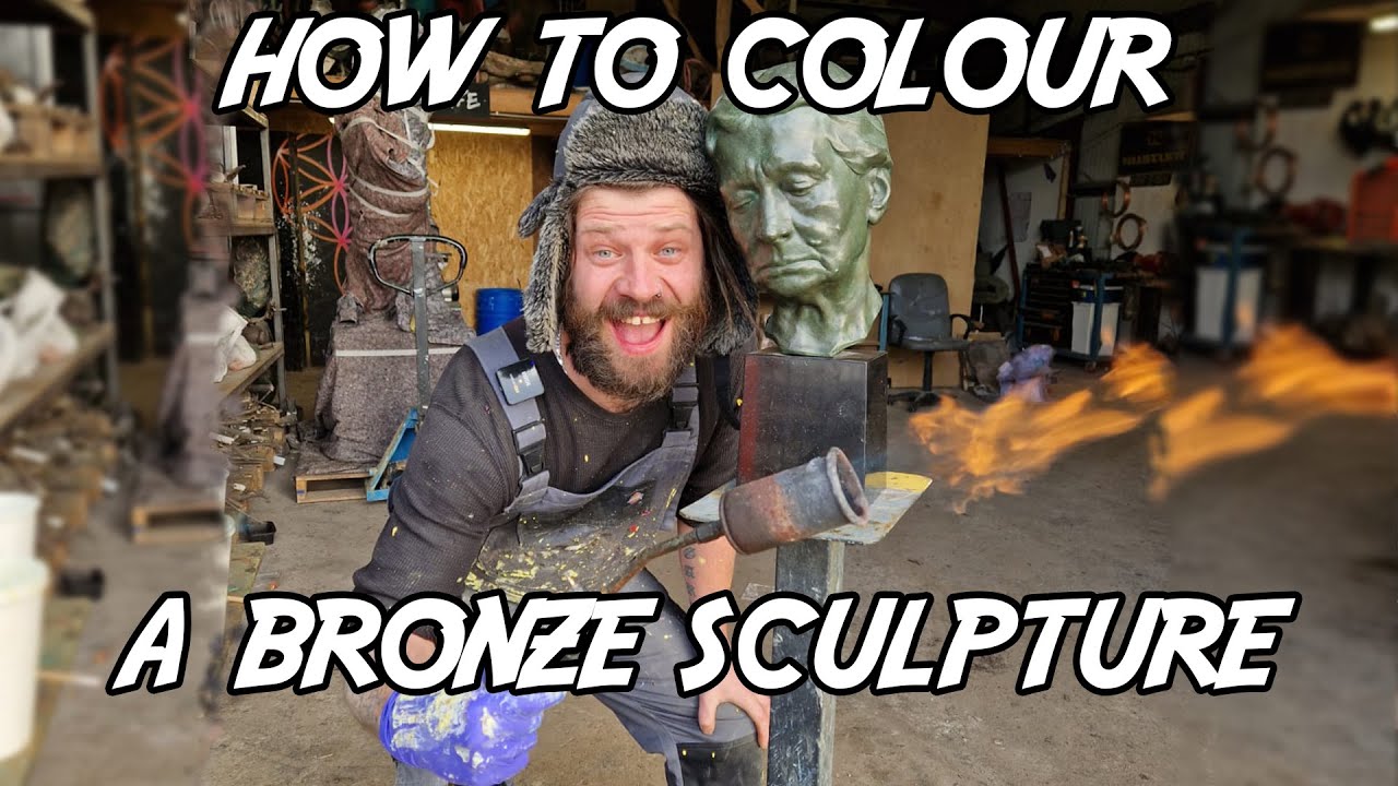 How To Colour A Bronze Sculpture The Lost Foundry Youtube