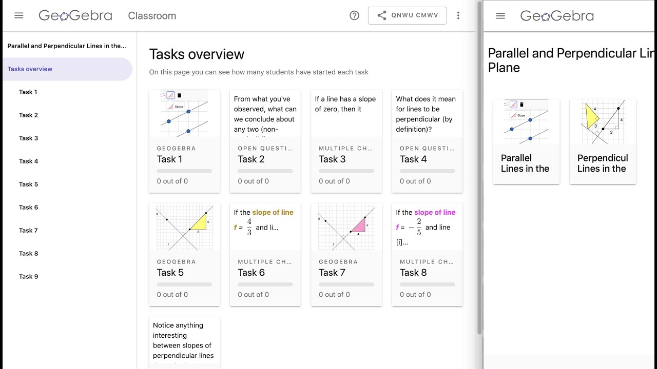How To Create A Class From A Geogebra Book Youtube