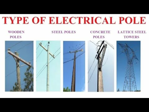 Types Of Electrical Poles Jlmelectrical Youtube
