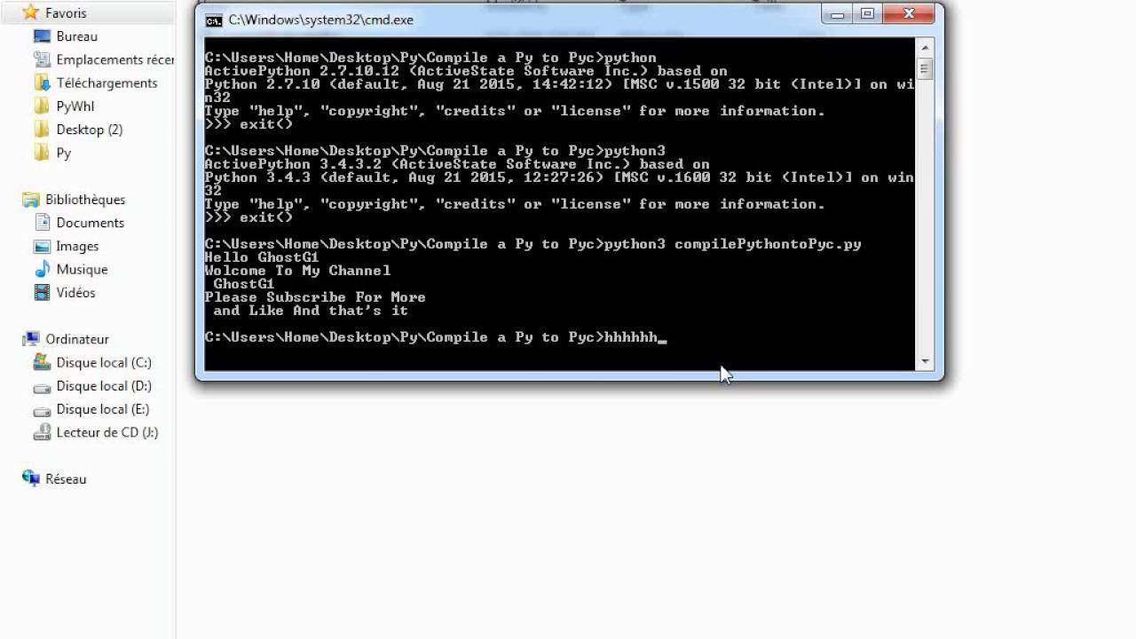How To Compile Python Script With Just Python Youtube