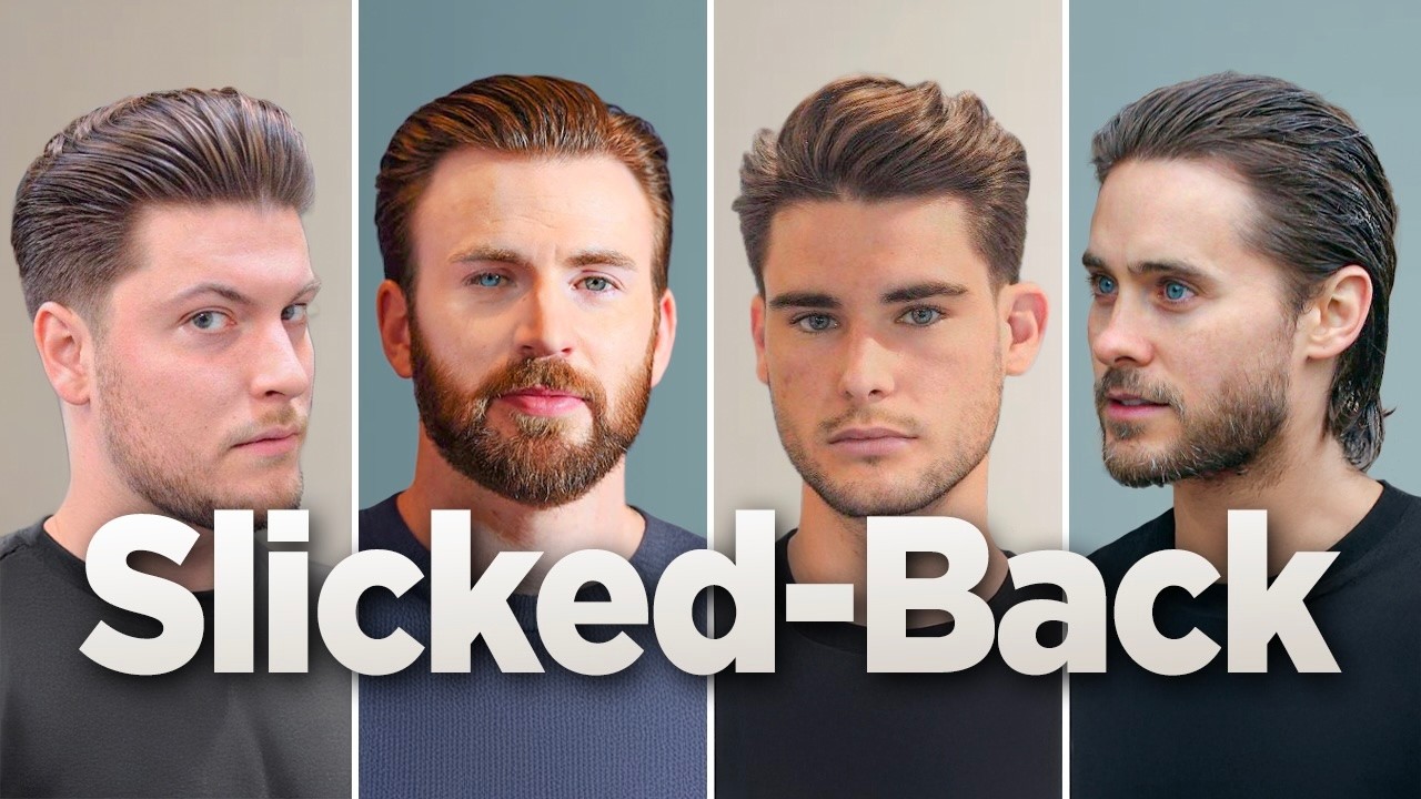 How To Get The Perfect Slicked Back Hairstyle Youtube