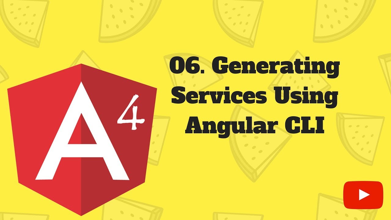 Angularjs 4 Tutorial 06 Generating Services Using Angular Cli Youtube