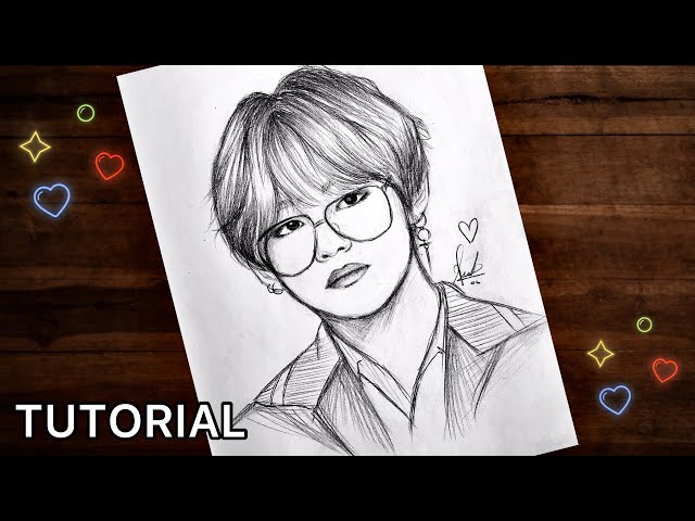 How To Draw V Bts Anime