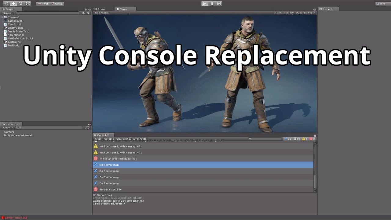 Console Enhanced Pro For Unity Youtube