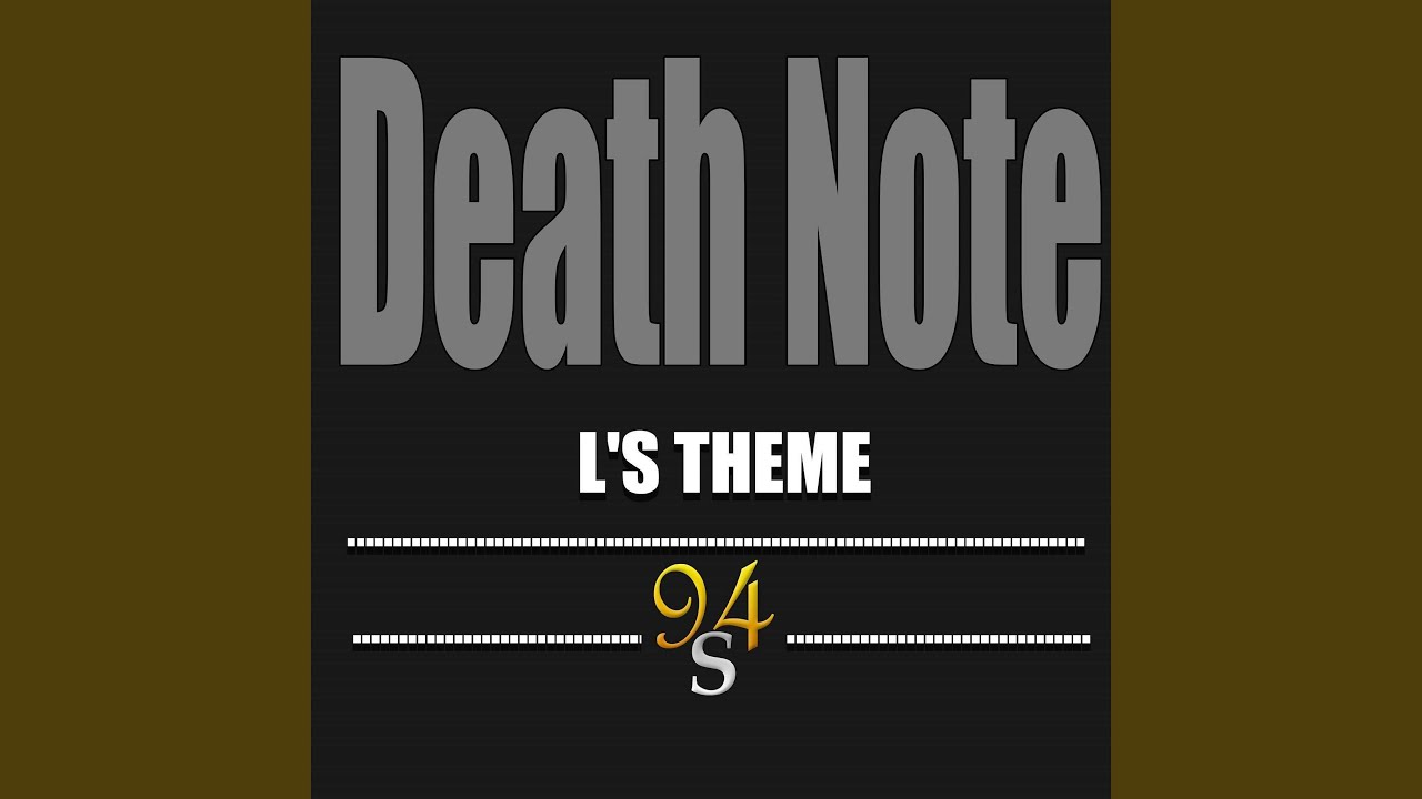 L S Theme Death Note Youtube Music