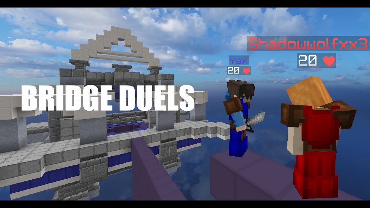 Uncut Minecraft Bridge Duels W Shadowwolfxx3 Youtube