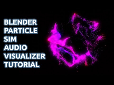 Blender Particle Sim Audio Visualizer Tutorial Youtube
