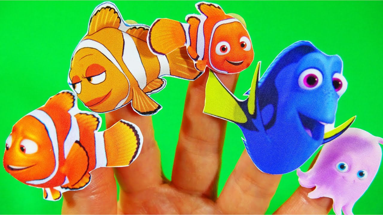 Finding Dory Finger Family Song Finger Nursery Rhymes Song For Kids