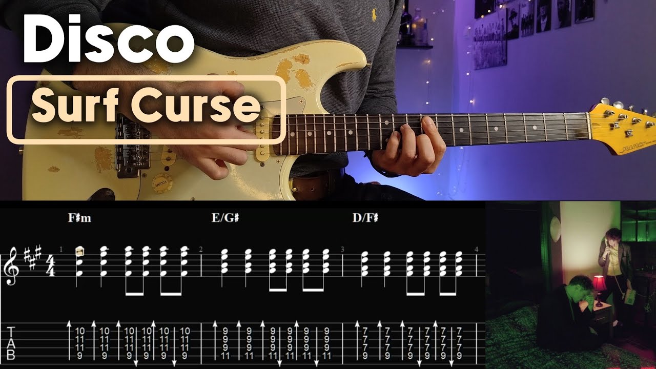 Surf Curse Disco Guitar Tabs Tutorial Lesson Youtube