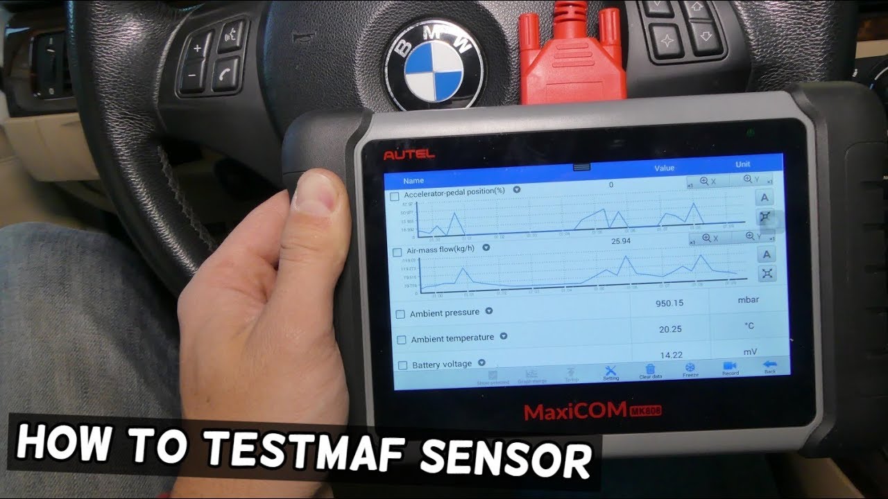How To Know If Maf Sensor Is Bad Mass Air Flow Sensor Test Youtube