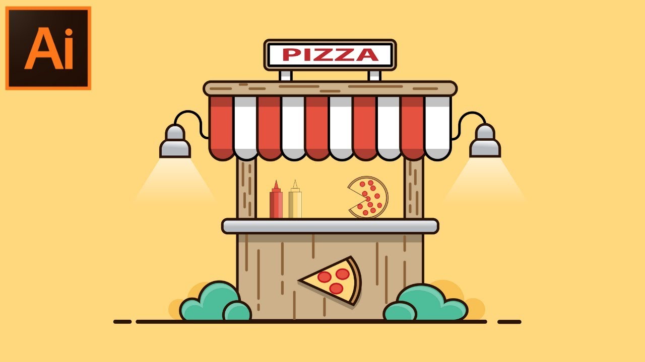 Adobe Illustrator Cc Tutorial Flat Design Youtube