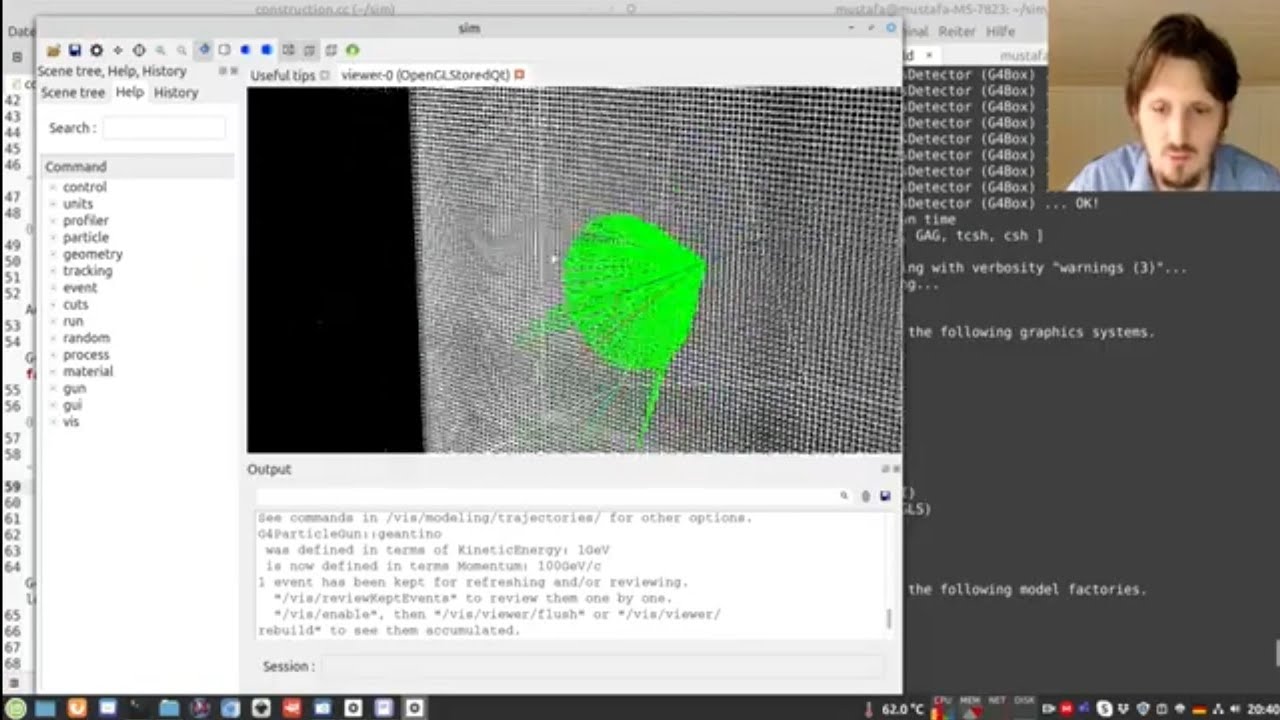 Geant4 Tutorial 7 Inserting Sensitive Detectors Youtube