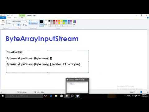 Using Bytearrayinputstream Class Object In Java Youtube