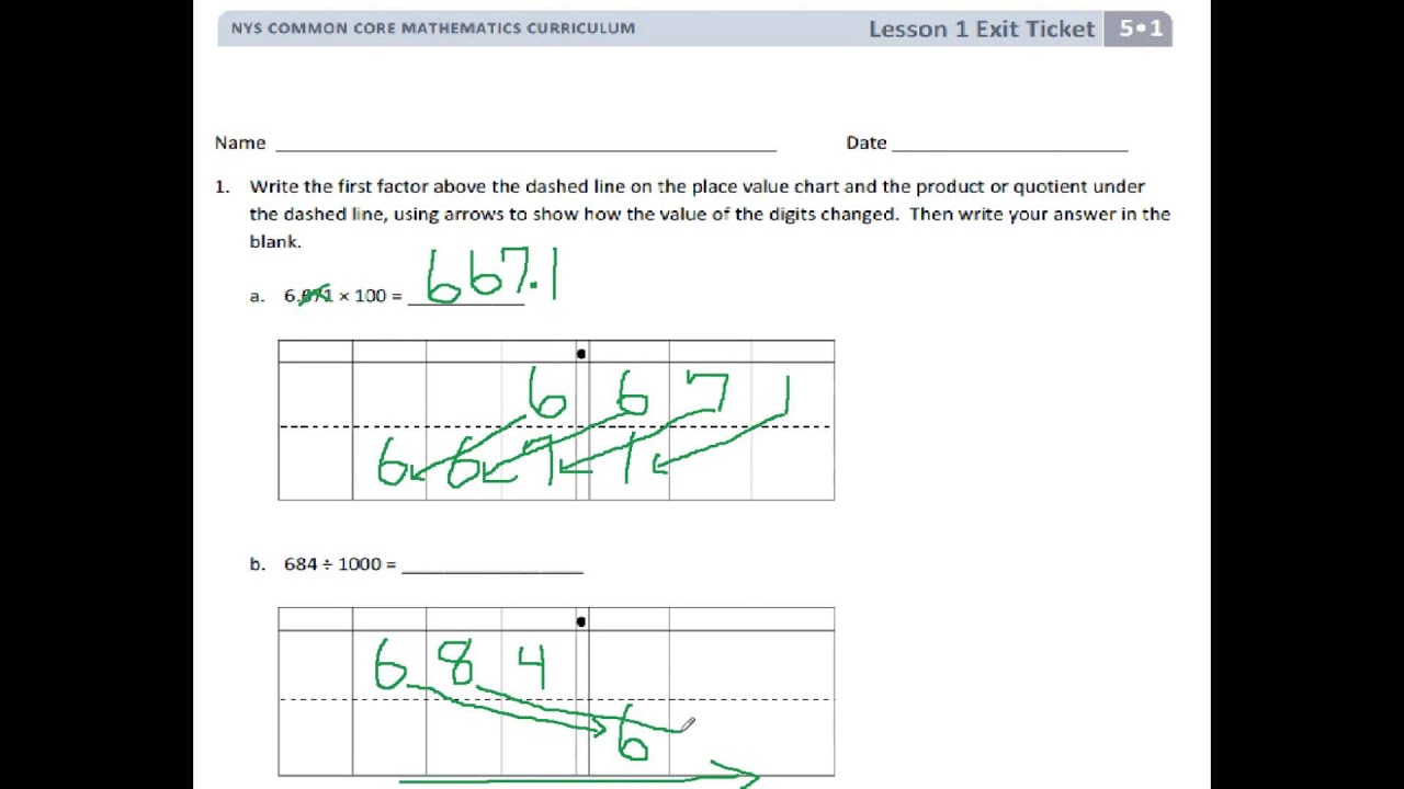 Lesson 14 Homework 5 2 Answer Key Common Core Grade 5 Math Homework