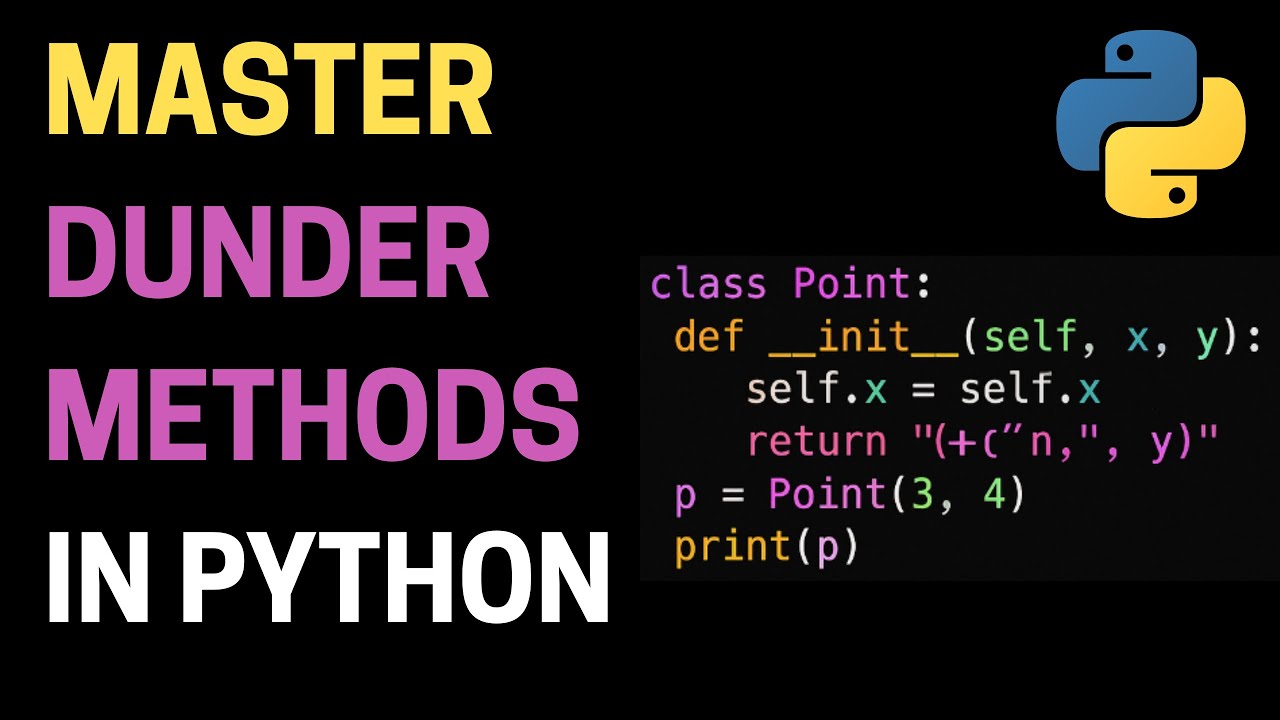 Master Dunder Methods In Python рџ ґ Add Str And More Made Easy