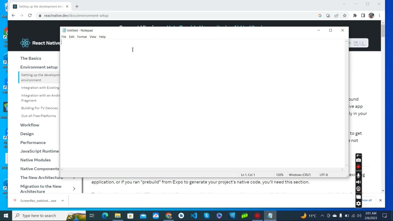 React Native Environment Setup Part 1 React Native Cli Youtube