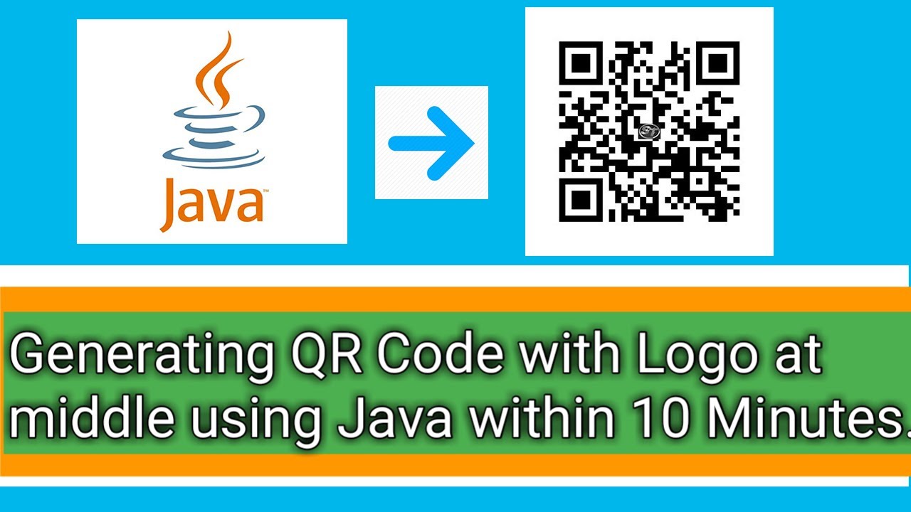 Java How To Generate Qr Code With Logo Inside It Qr Code Software
