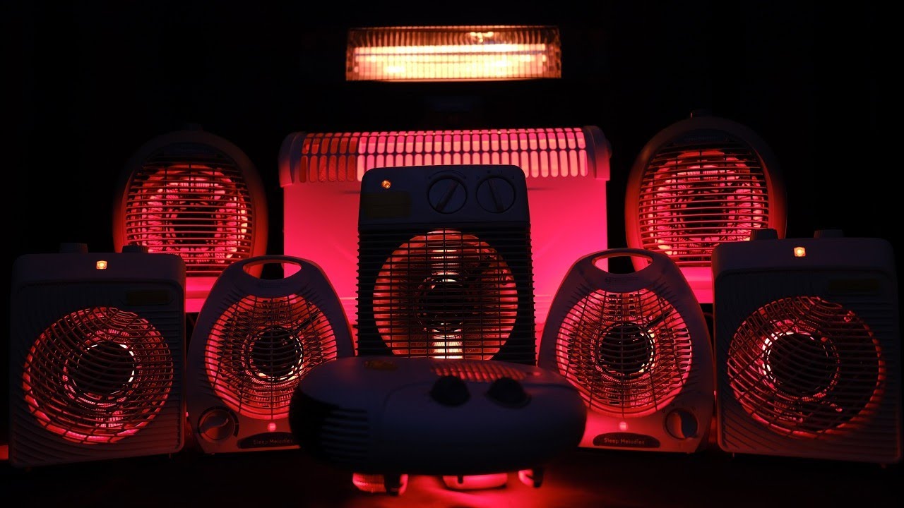 Fast Deep Sleep 亢 4 Heater Fan Sounds With Metal Fan Noise For