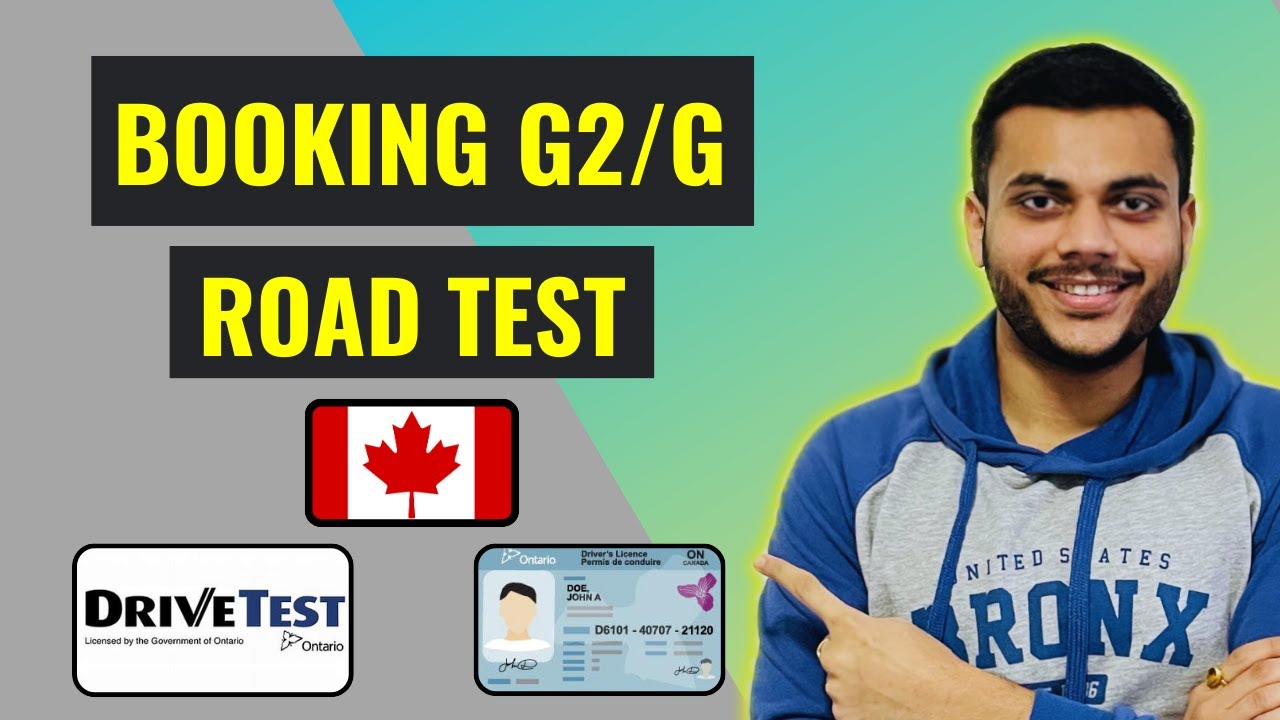 How To Book G2 Or G Drive Road Test Online Road Test Booking