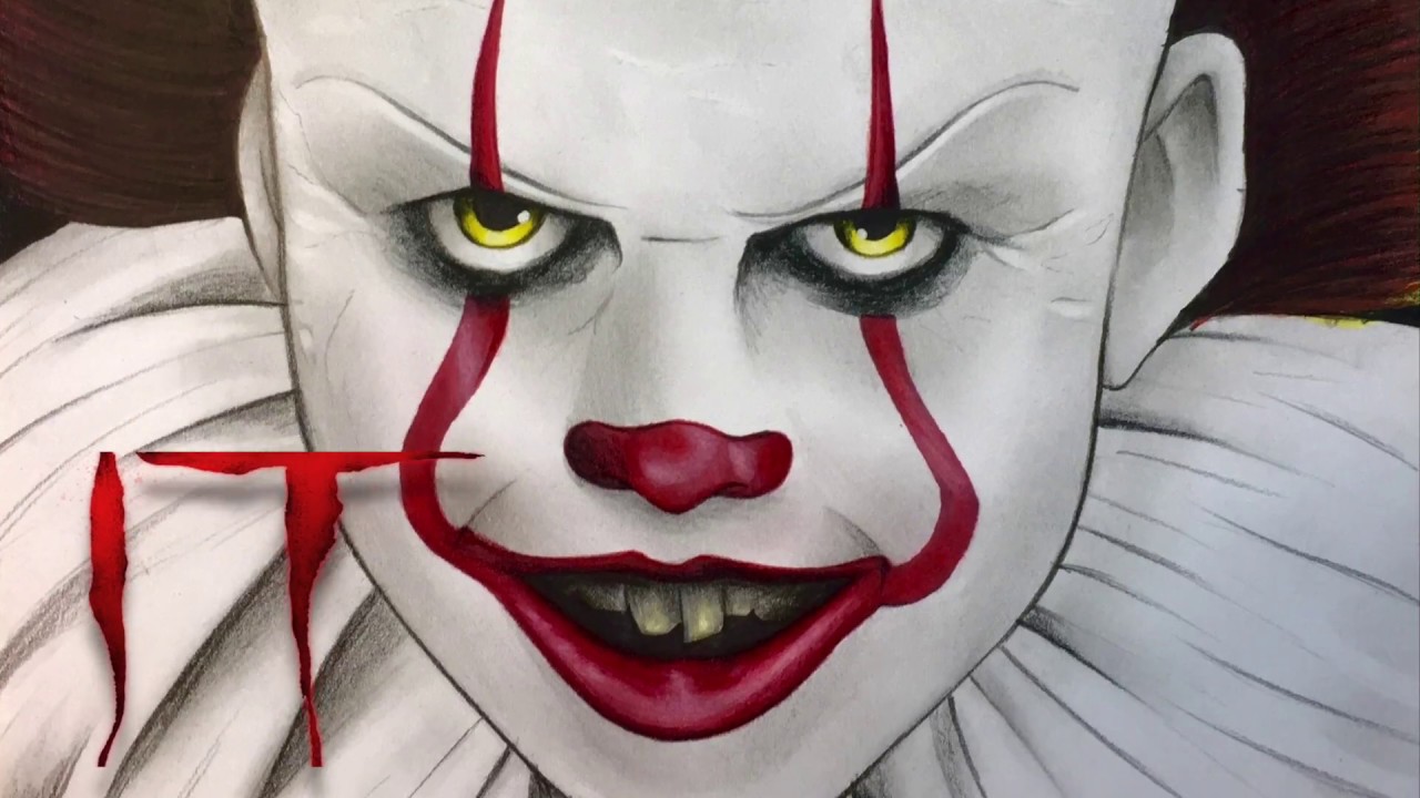 Drawing Pennywise From It Youtube