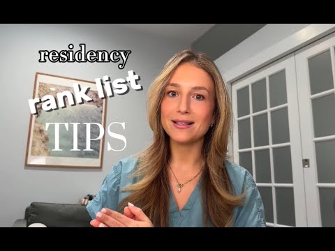 Residency Rank List Top 5 Tips Youtube