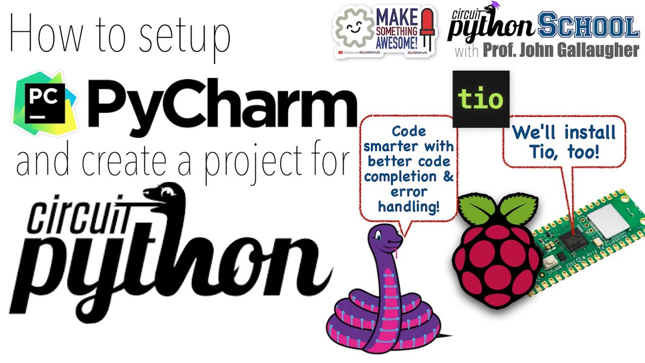 Installing Using Pycharm With Circuitpython Pico School Youtube