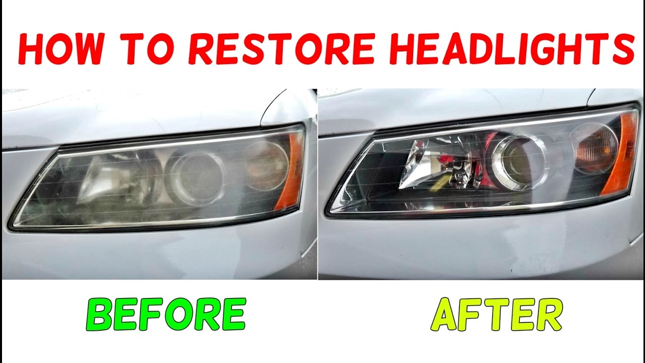 How To Restore Headlights Permanently Youtube