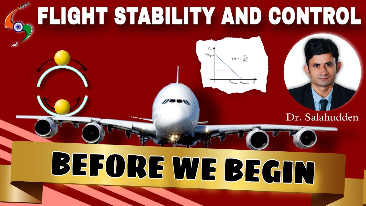 Before We Begin Flight Stability And Control By Dr Salahudden Youtube