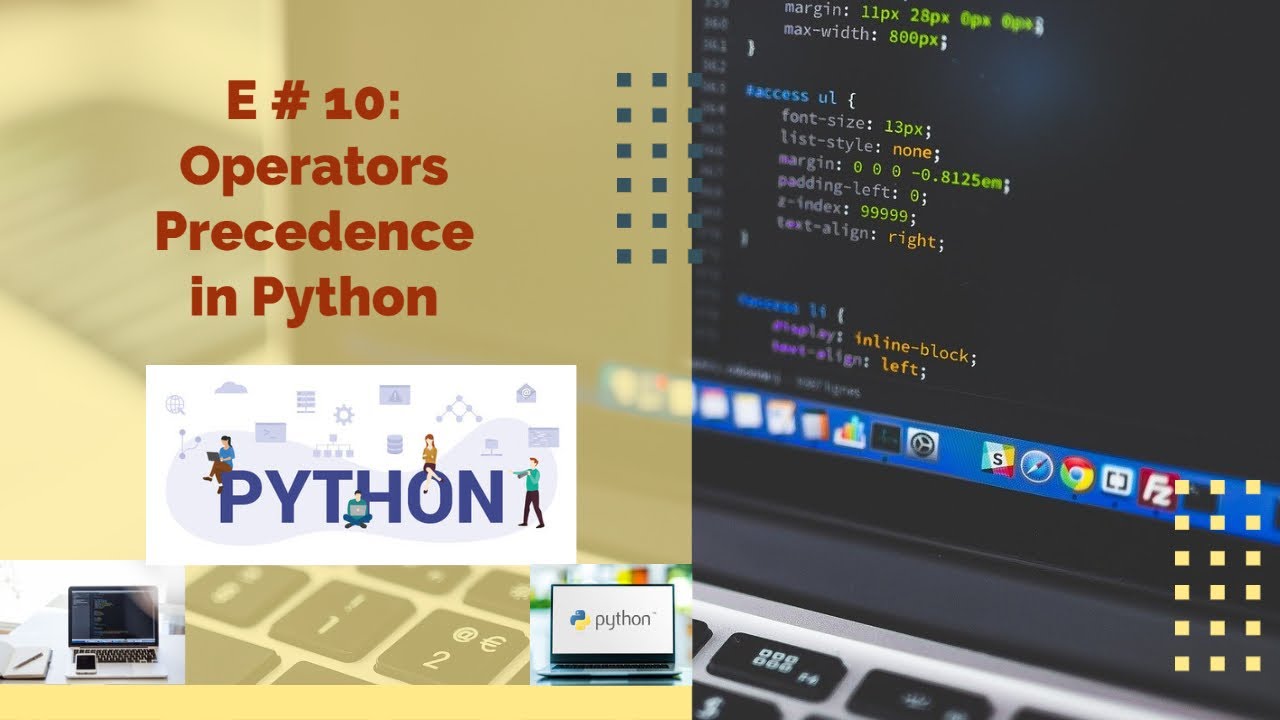 E 10 Operators Precedence In Python Youtube
