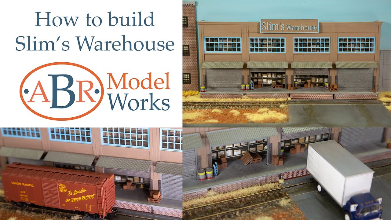 How To Build Slim S Warehouse A Ho Scale Model Railroad Building Hd