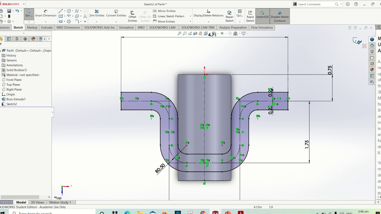 Cad Modelling Wrap Feature Cylindrical Cam Youtube
