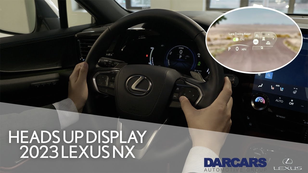 How To Adjust The Heads Up Display On The 2023 Lexus Nx Youtube