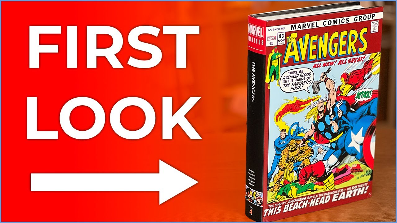 The Avengers Omnibus Volume 4 New Printing Overview Comparison The