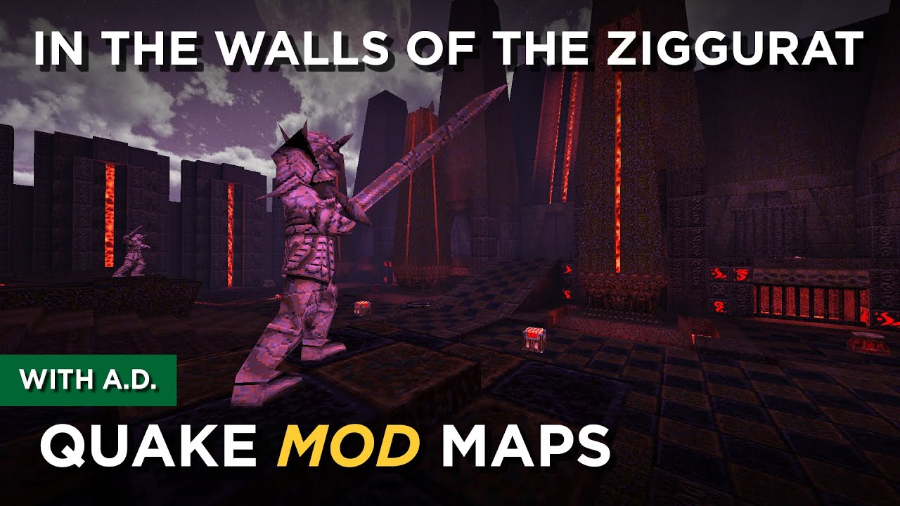 Quake Maps In The Walls Of The Ziggurat Youtube