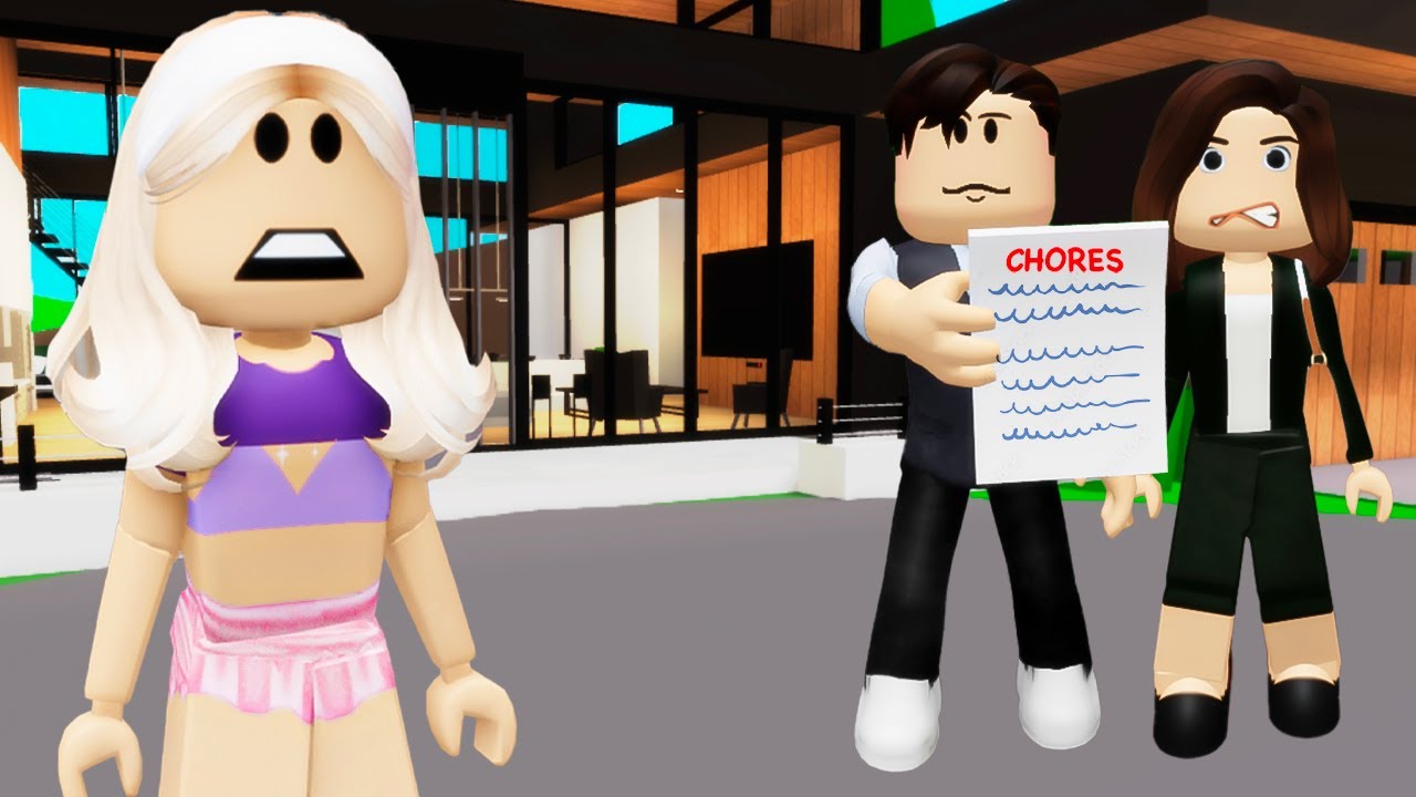 Adopted By Strict Parents Brookhaven Roleplay Youtube