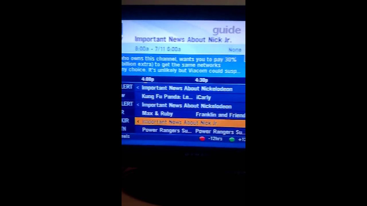 Directv Shutting Down Nick And 24 More Channels Youtube