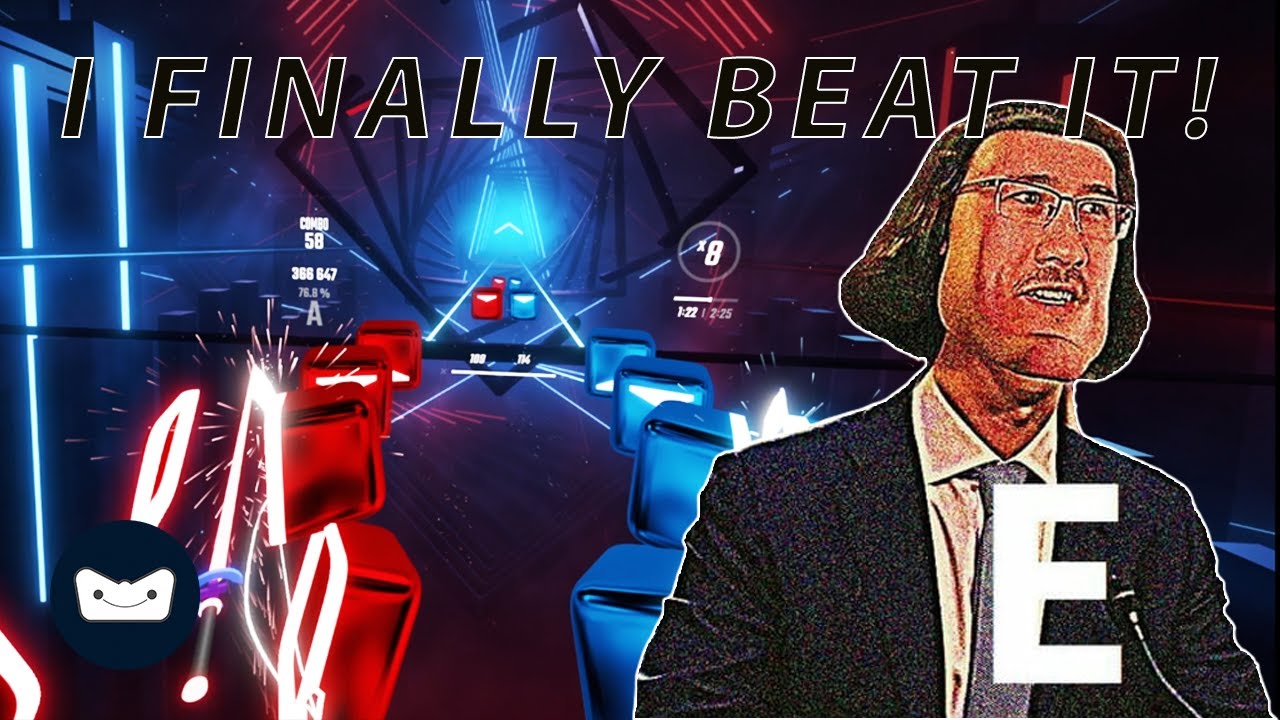 My Journey To Beating Rush E In Beat Saber Youtube