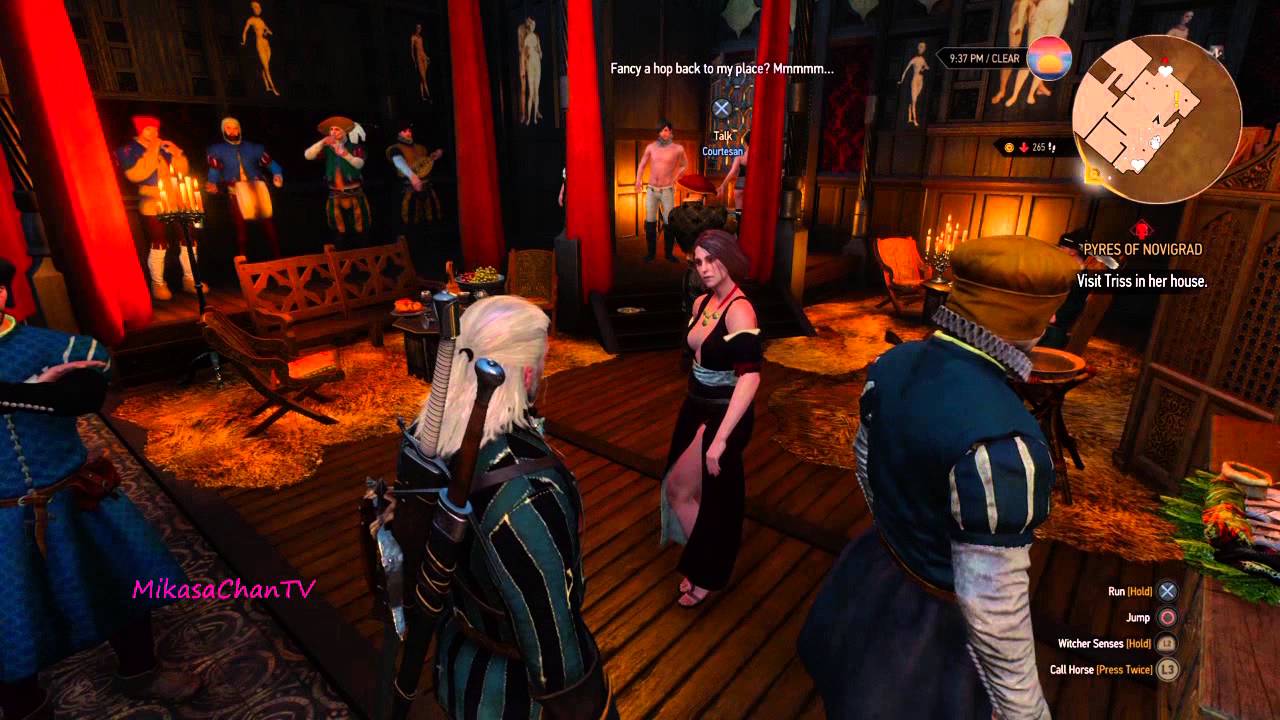 The Witcher 3 Novigrad Brothel Location Walkthrough Gameplay Youtube