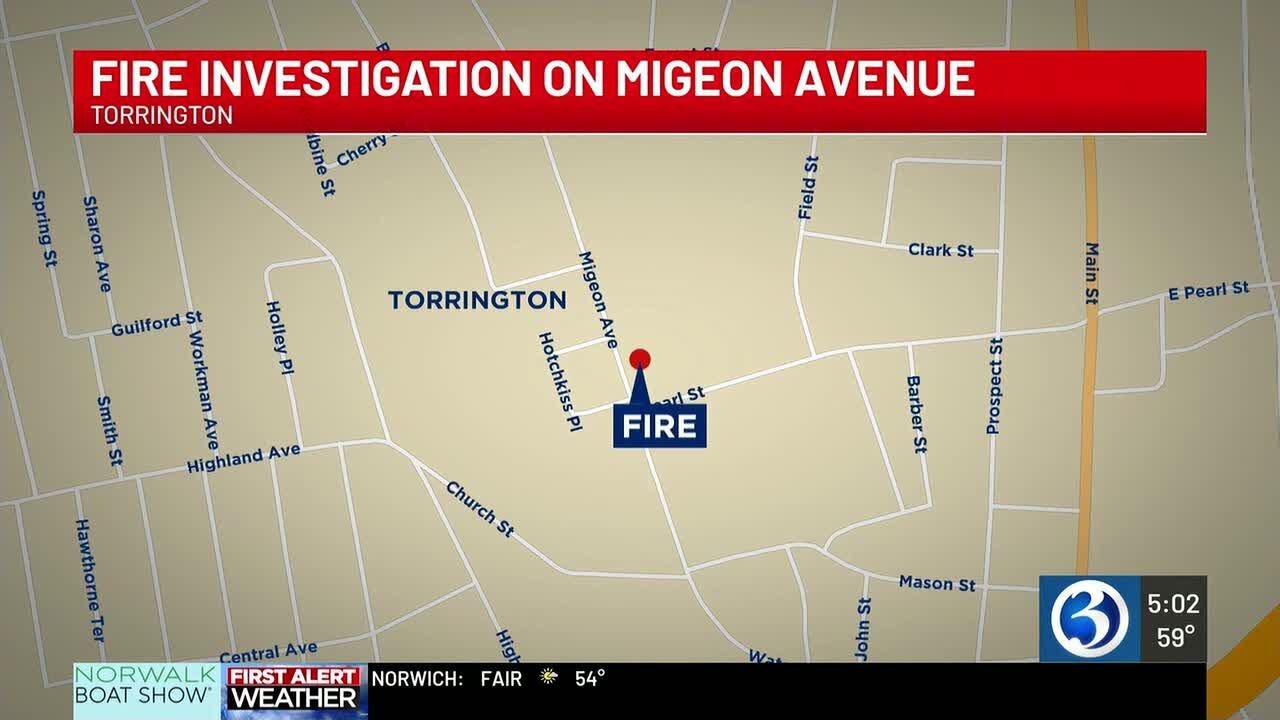 Map Fire Investigation Underway In Torrington Youtube