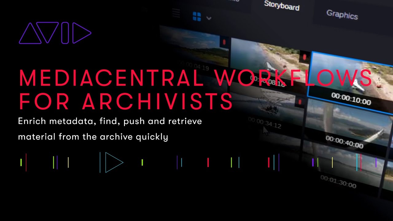 Avid Mediacentral Workflows For Archivists Youtube