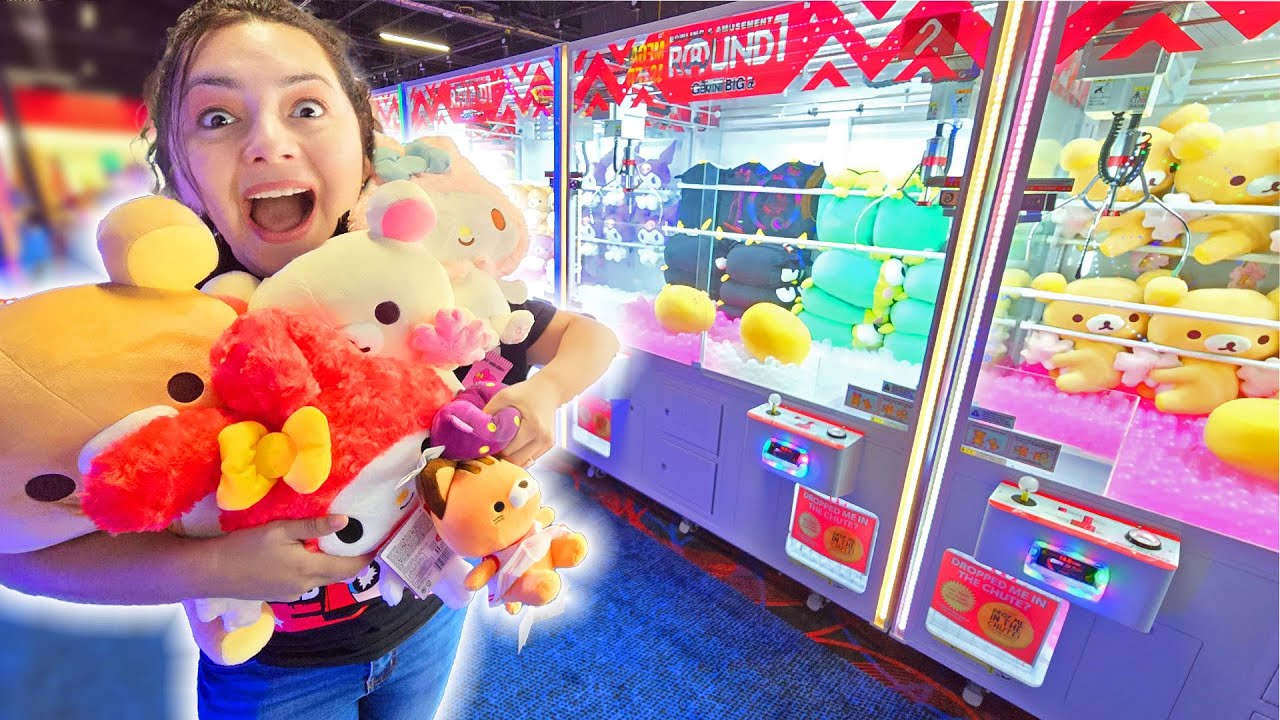 50 Claw Machine Challenge Youtube