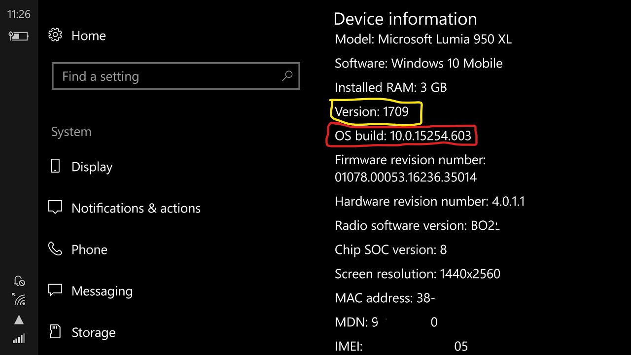 Windows 10 Mobile 2020 01b Update For Arm Based Phone Youtube